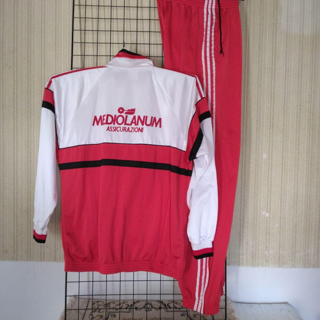 90”adidas AC.MILAN Mediolanum 上下スーツセット3L