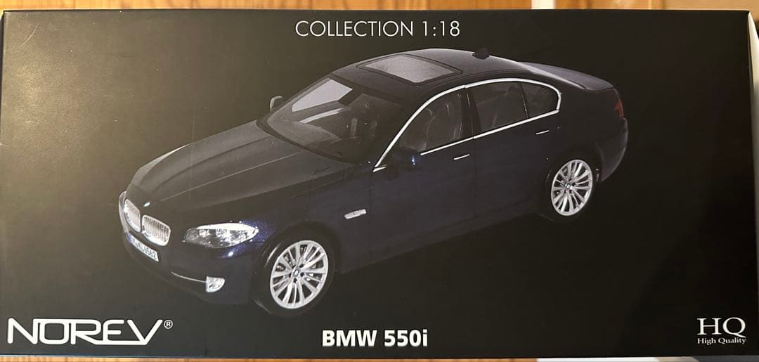 NOREVBMW 550i ミニカー Blue1/18