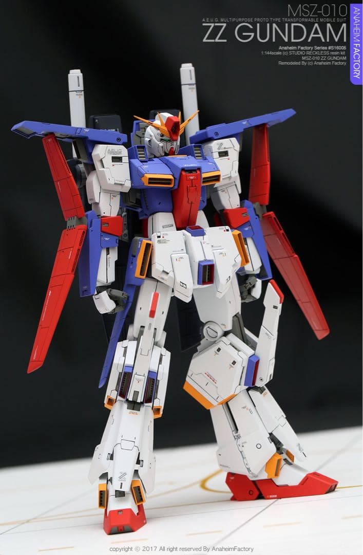 パーツチェック済 正規品 キャラホビ限定 スタジオレックレス zzガンダム