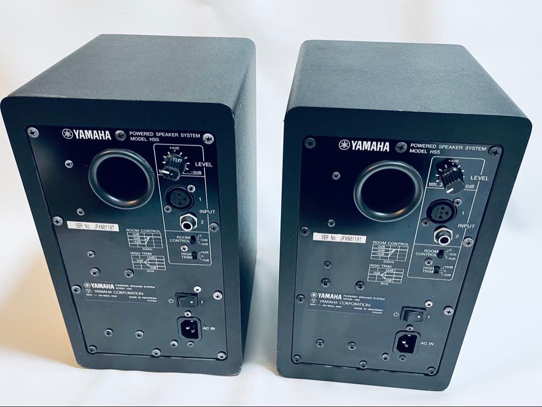 【動作品】YAMAHA パワードスタジオモニター　スピーカー　ペア