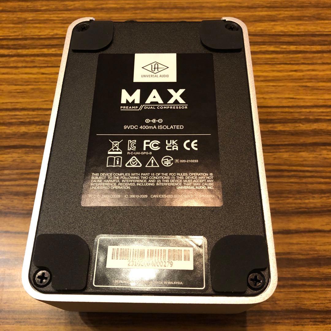 UAFX Max Preamp & DualCompressor コンプレッサー