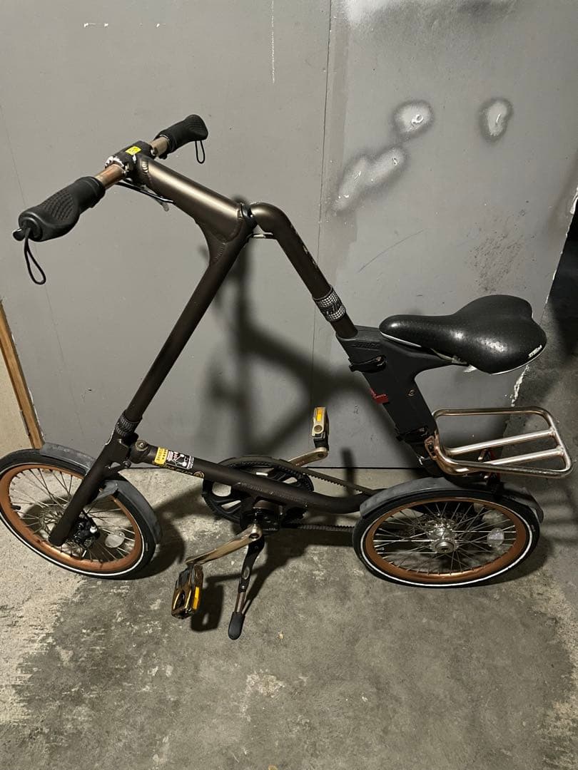 か*～様 STRiDA EVO 18 ストライダ ブロンズ 3段変速 傷・錆あり