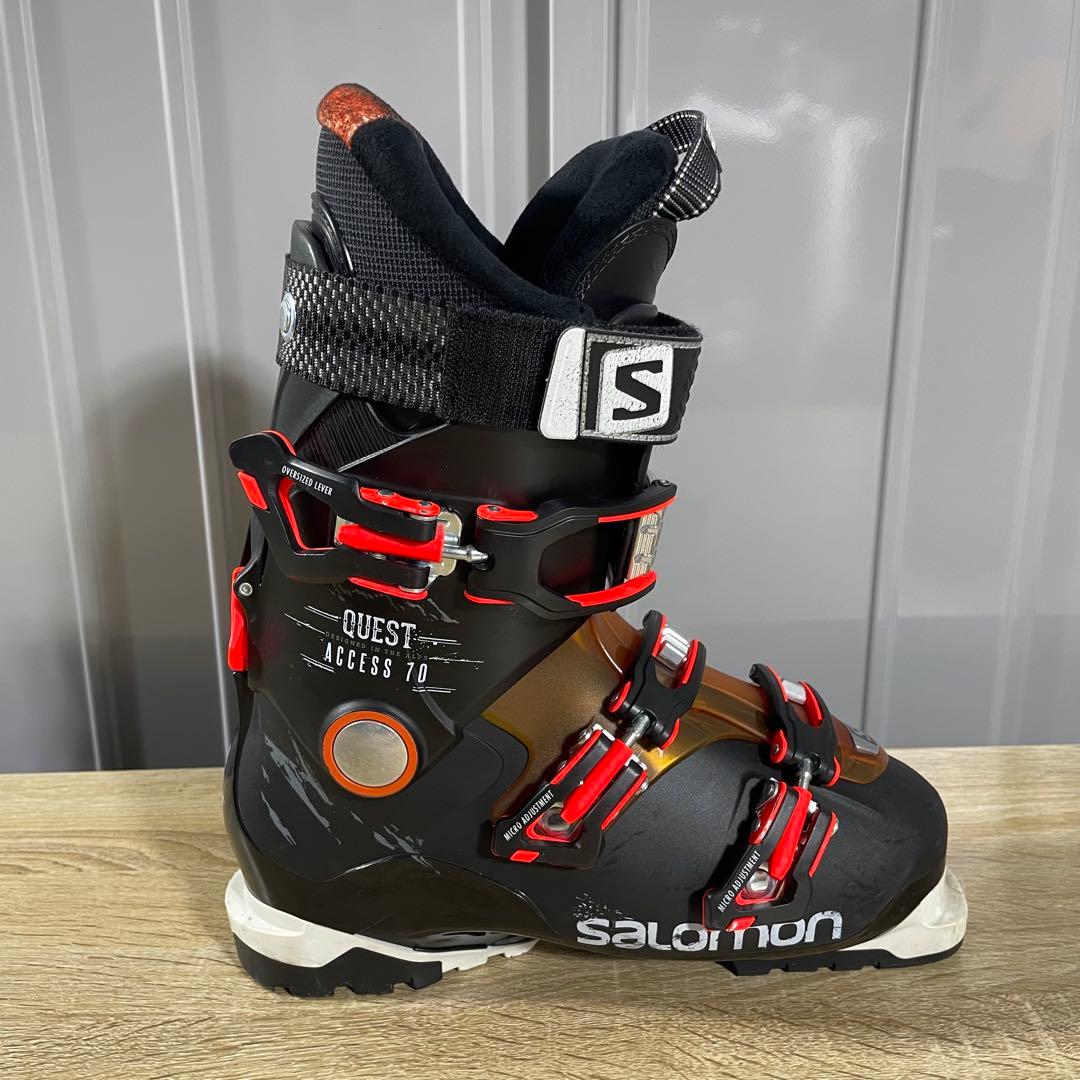 SALOMON160cm 25/25.5cmストック115cm スキーフルセット