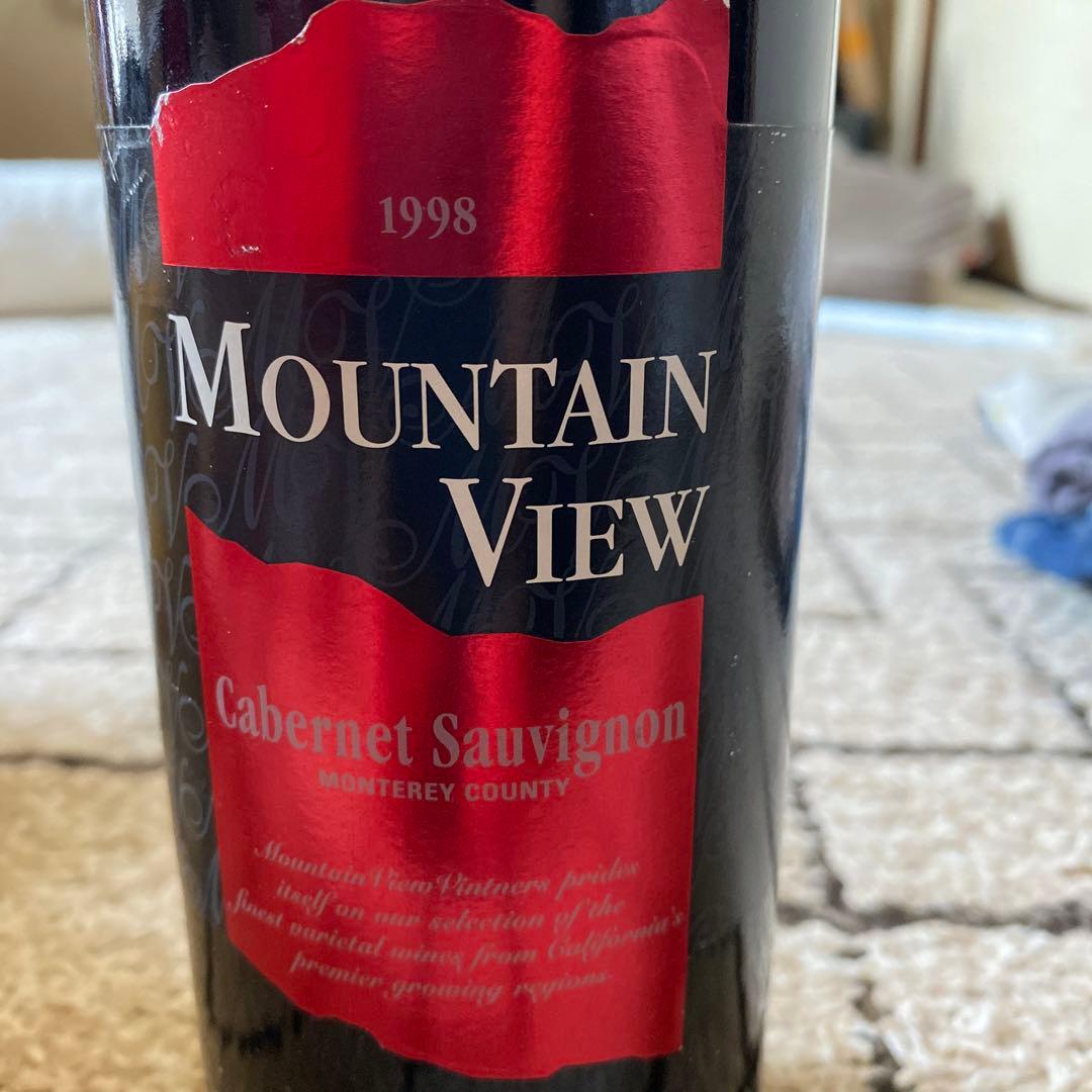 ワイン Mountain View Cabernet Sauvignon 1998