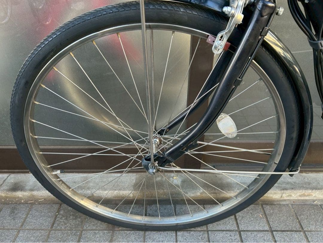 中古電動自転車 ヤマハ パスナチュラ 26インチ　ブラック 横浜№3708