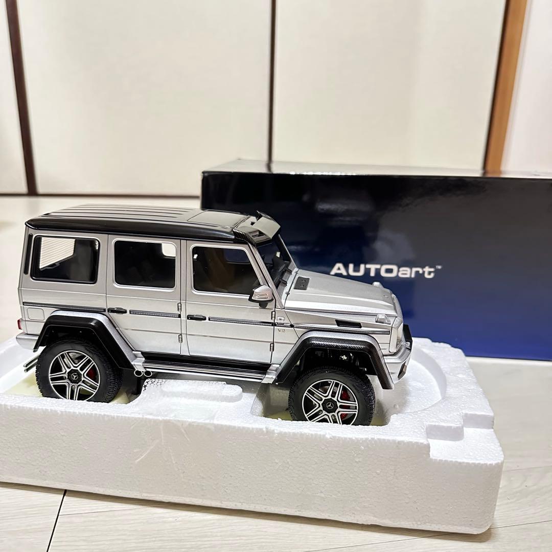 AUTO art 1/18 オートアート メルセデスベンツ G500 シルバー