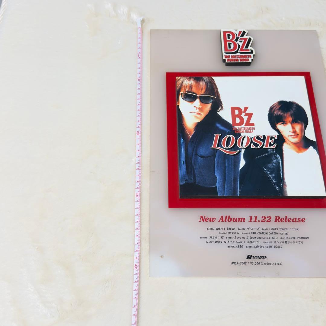 【激レア】B'z LOOSE アルバム 店頭用 アクリルパネル販促用 非売品