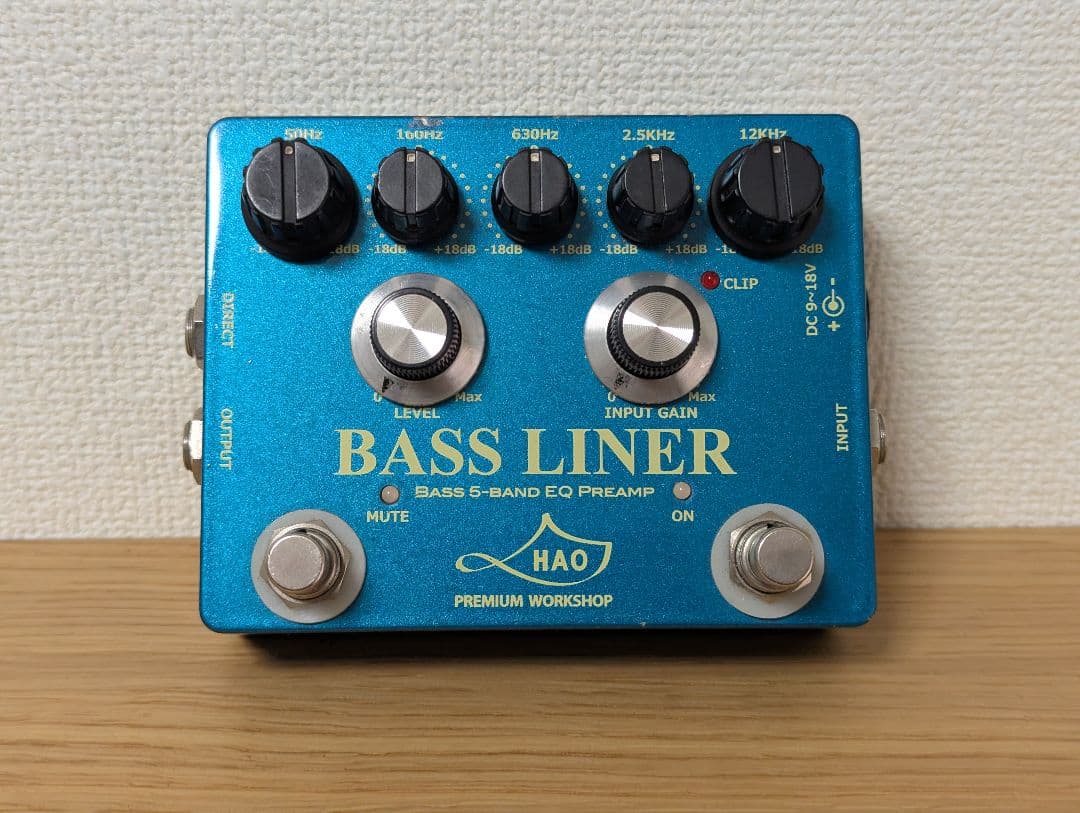 HAO BASS LINER 5バンドEQプリアンプ
