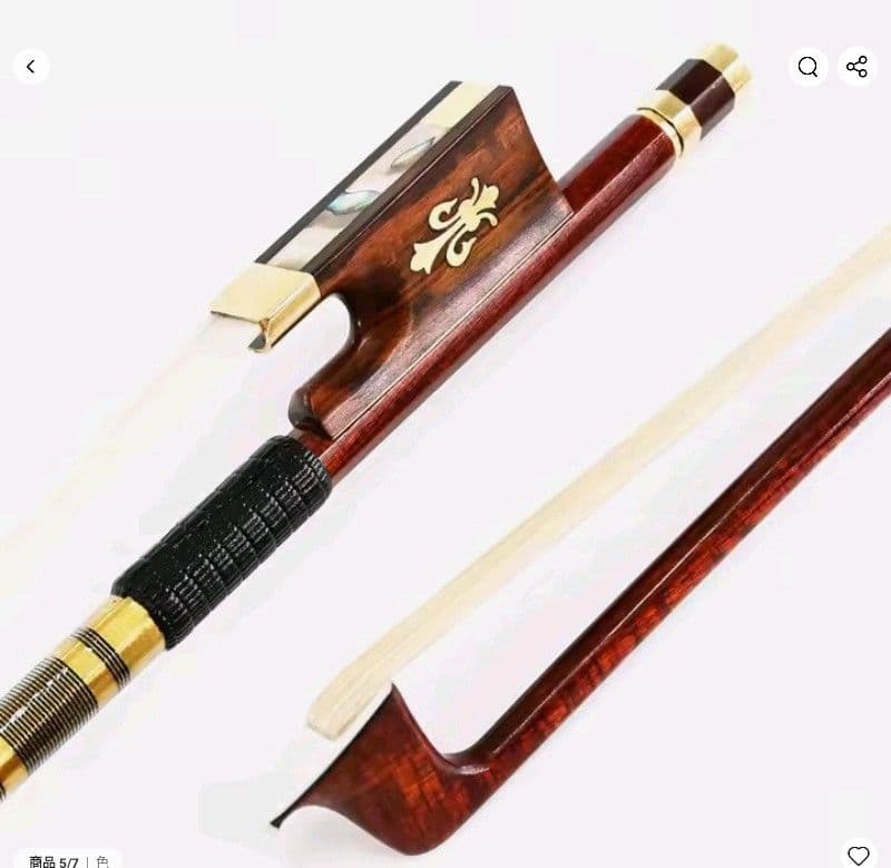 バイオリン弓 4/4サイズ　VingoBow カーボン フェルナンブコ　ほぼ新品
