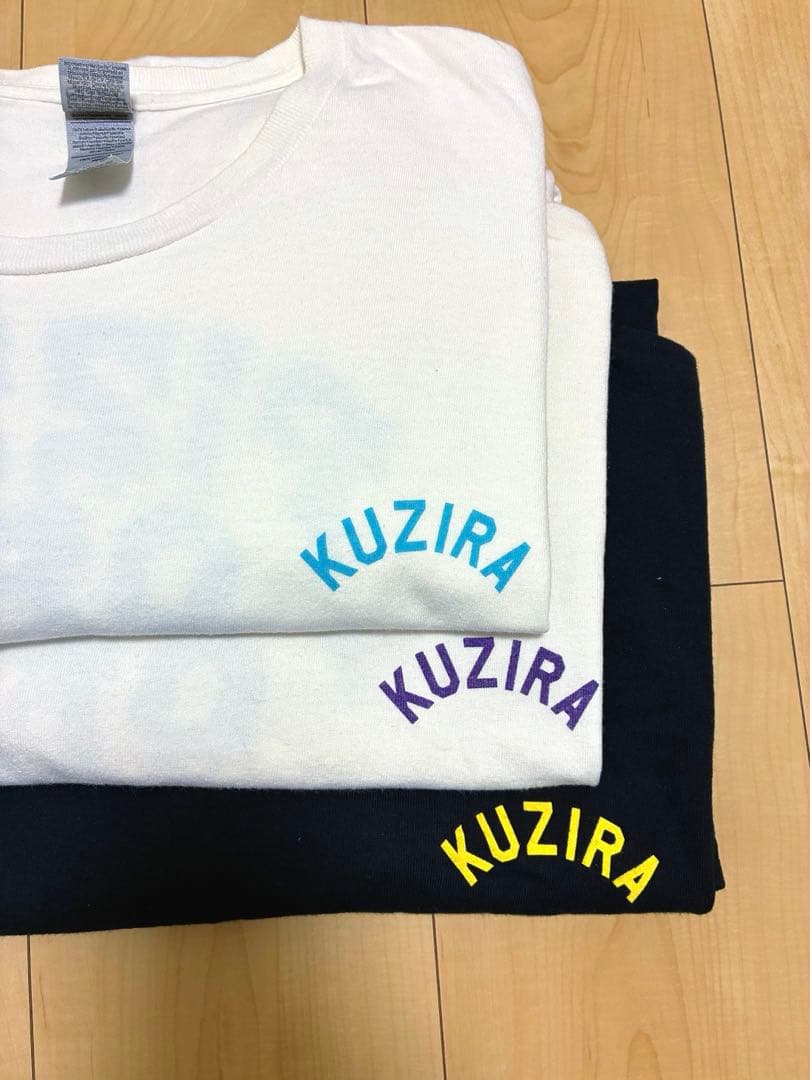 KUZIRA Tシャツ 3点セット　Lサイズ　水　黄　紫　kuzira