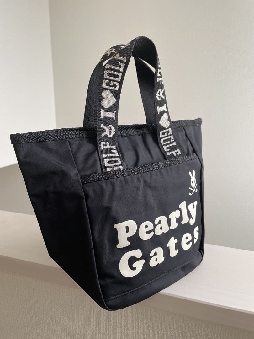 パーリーゲイツ PEARLY GATES カートバッグ トートバッグ 黒