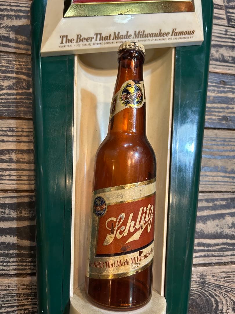 1950sヴィンテージ Schlitz シュリッツビールサインライト