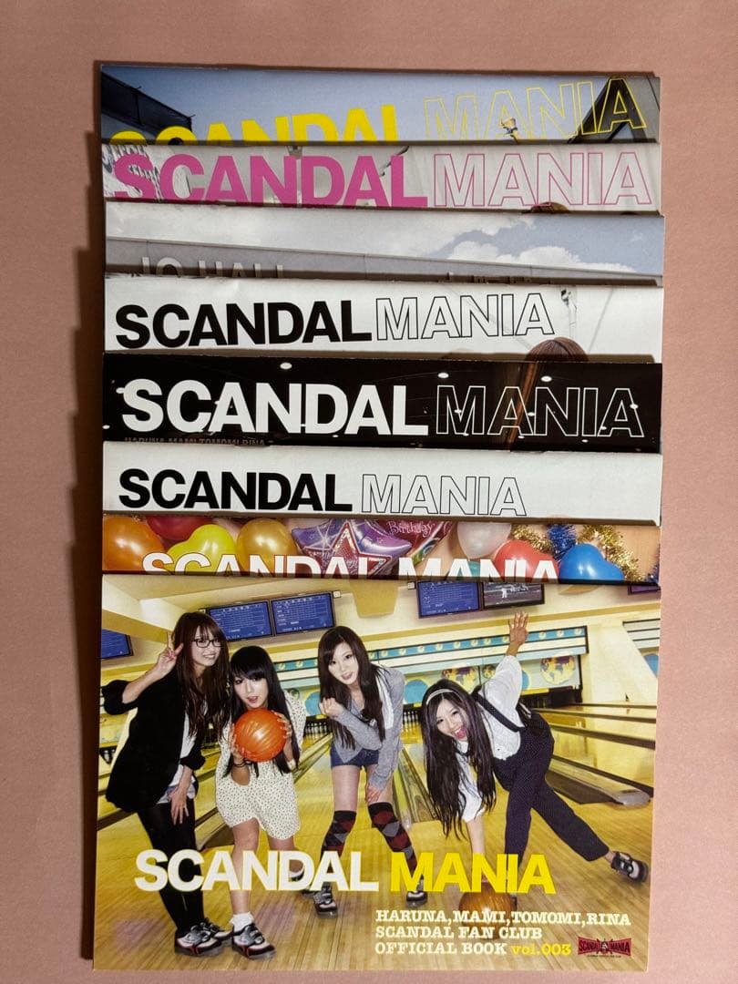 SCANDAL MANIA 会報39冊　vol.3〜41まで。