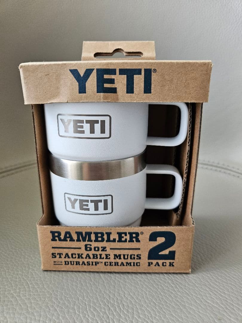 新品 YETI イエティRAMBLER 6oz マグカップ 白2個セット