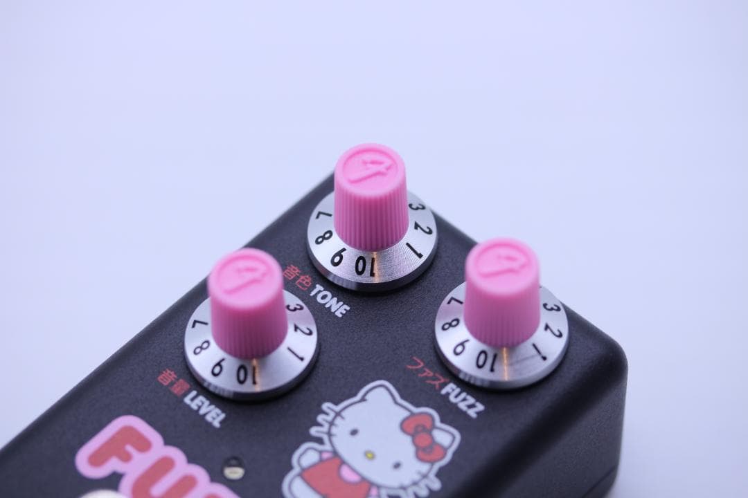 Fender Hello Kitty Fuzz エフェクター 黒 キティ★