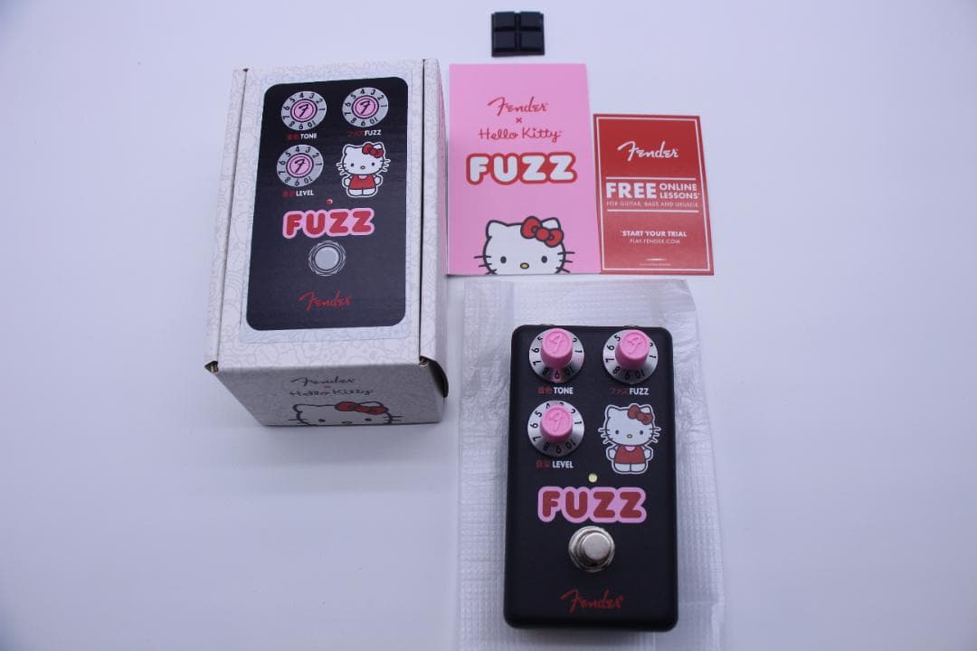 Fender Hello Kitty Fuzz エフェクター 黒 キティ★