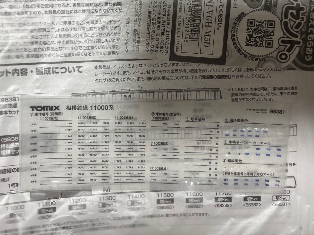 TOMIX 98381/98382 相鉄11000系
