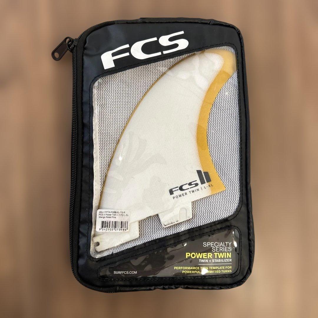 3本セット FCS2 POWER TWIN フィン L-XL TWIN トライ
