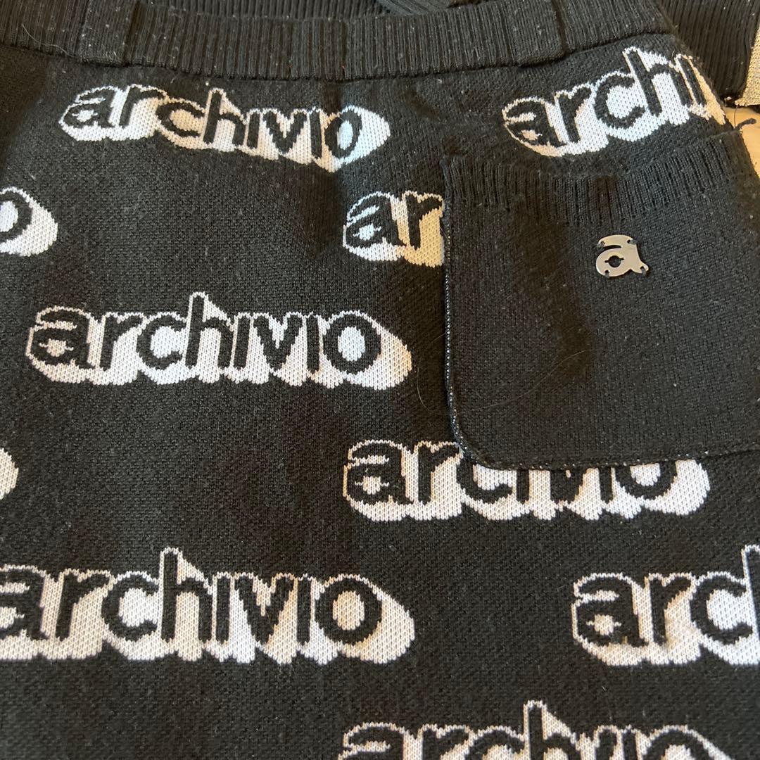 お値下げarchivio ロゴ入りニットセットアップ 36 美品