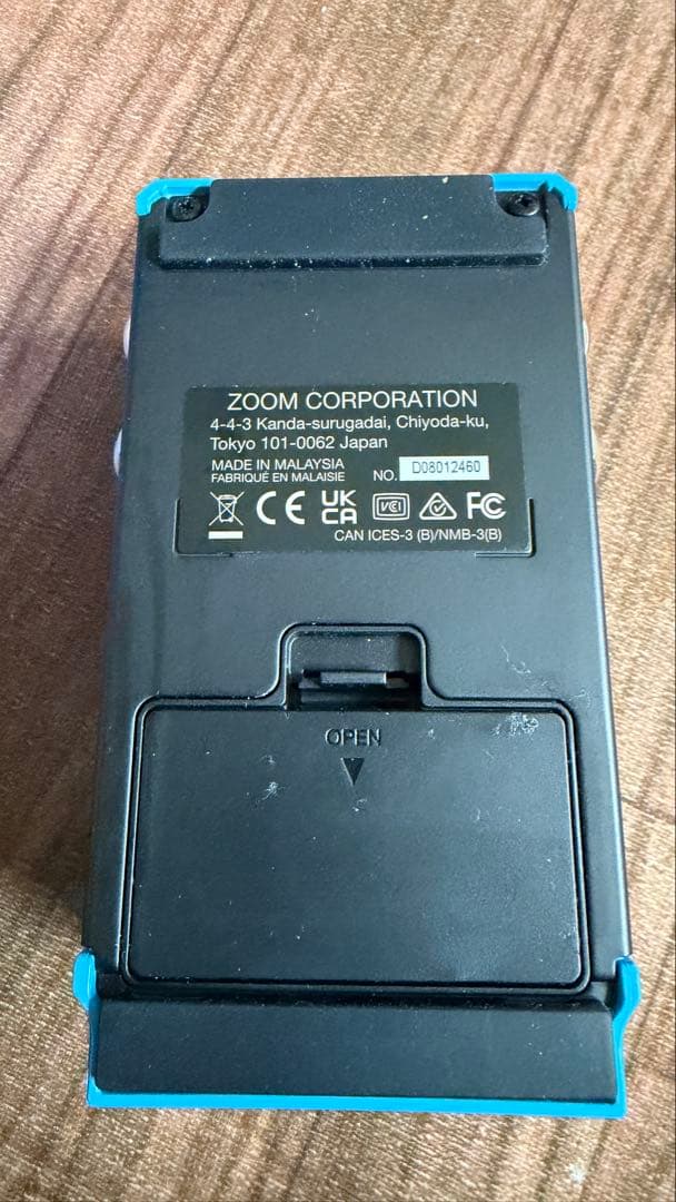 美品　ZOOM MS-70CDR+マルチエフェクター　ストンプボックス