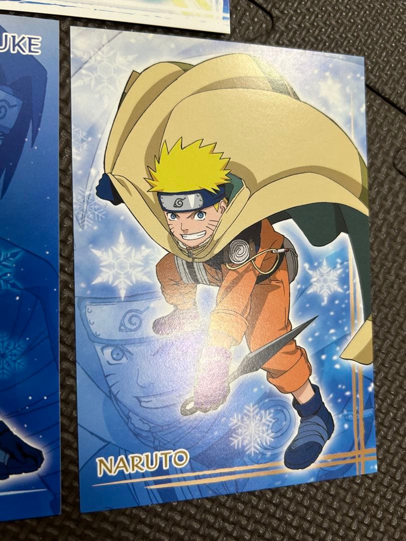 ナルト　カード　NARUTO ポストカード　劇場版　雪姫