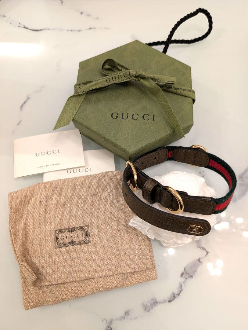 【新品未使用】Gucci スモールペットカラー