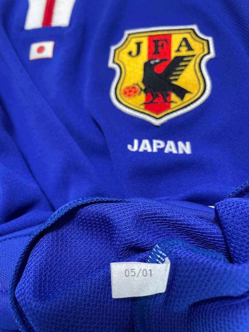 （美品）サッカー 2001年 日本代表 ユニフォーム adidas M