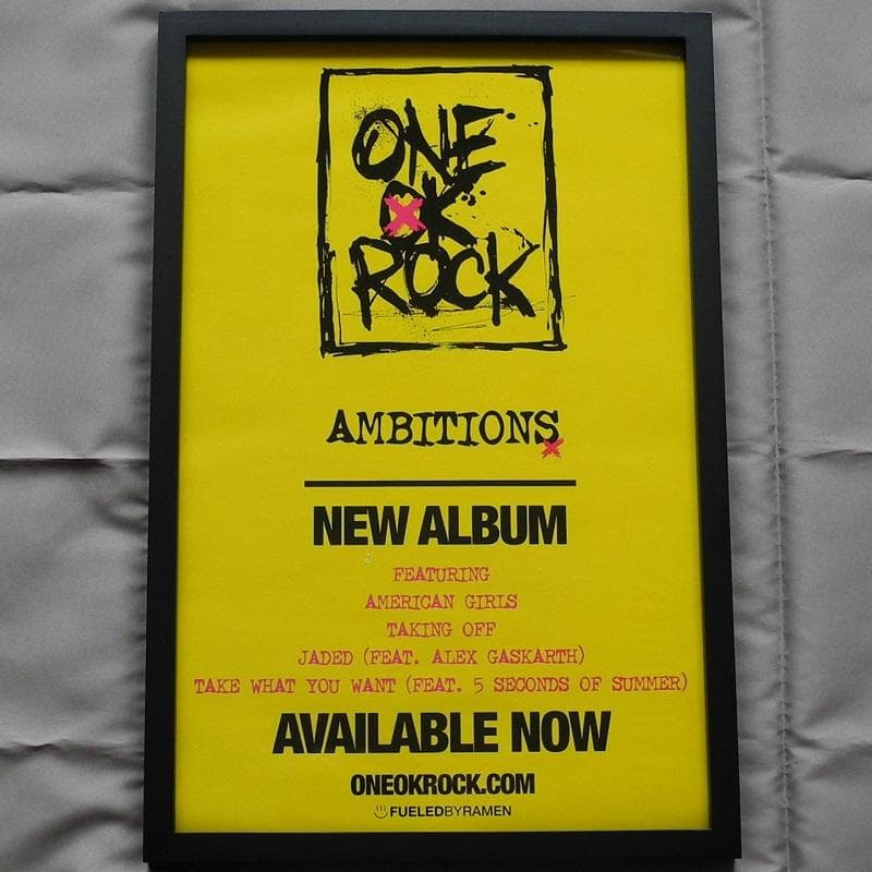 ONE OK ROCK ワンオクロック Ambitions ポスター