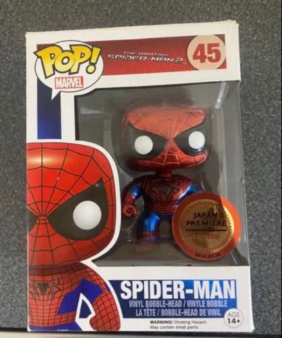 限定品　FUNKO POP！アメイジング・スパイダーマン２ジャパンプレミア
