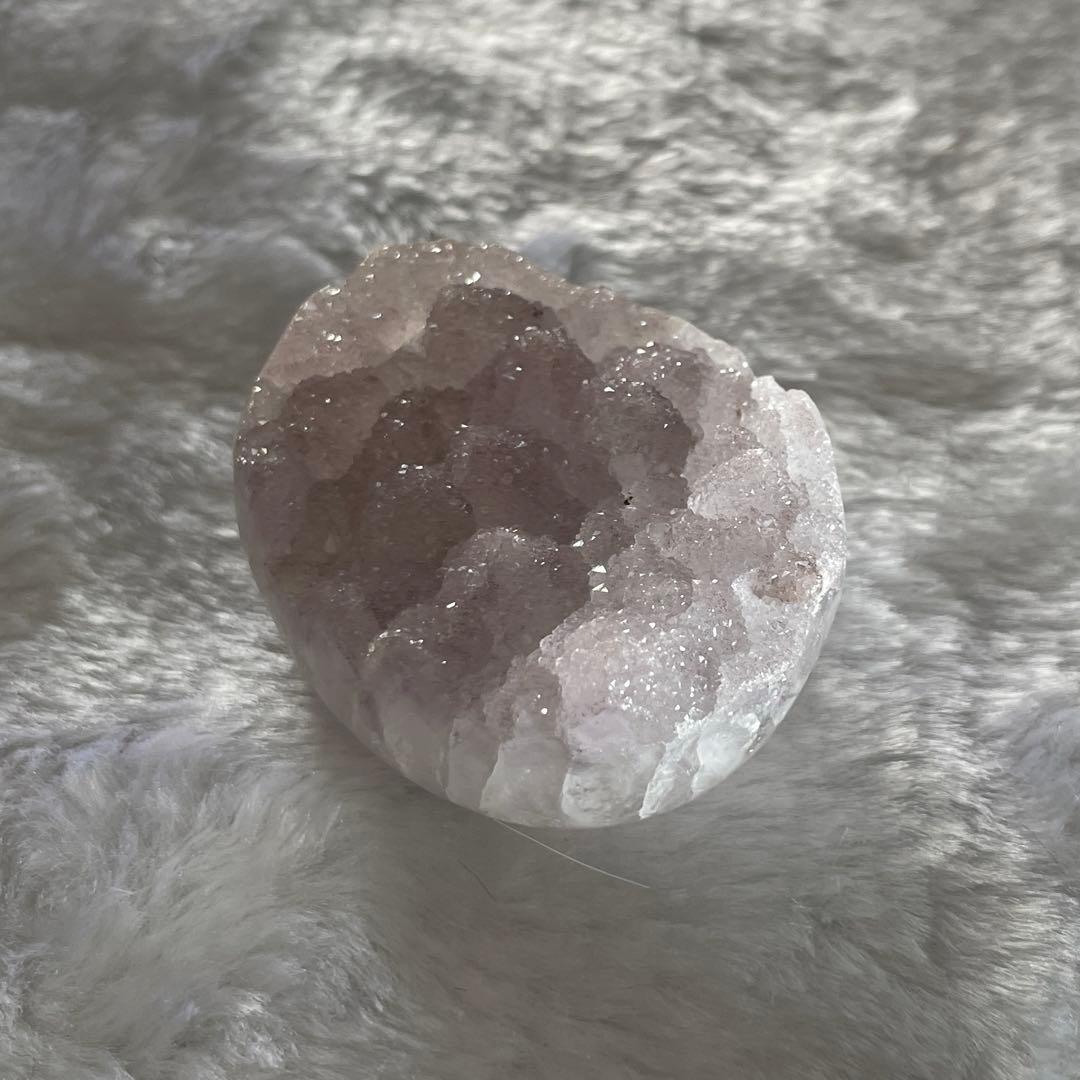 【匿名配送】ピンクアメジスト クラスター 結晶 水晶 天然石 原石 デンドリ入り