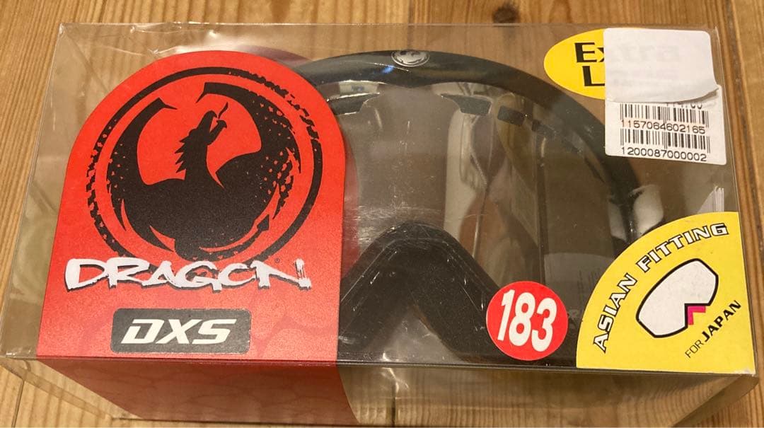新品　ドラゴンDRAGON DX S ゴーグル ブラック エクストラレンズ付き