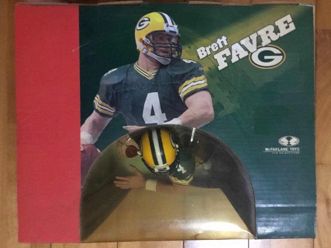 マクファーレン　12inch packers favre NFL ファーブ