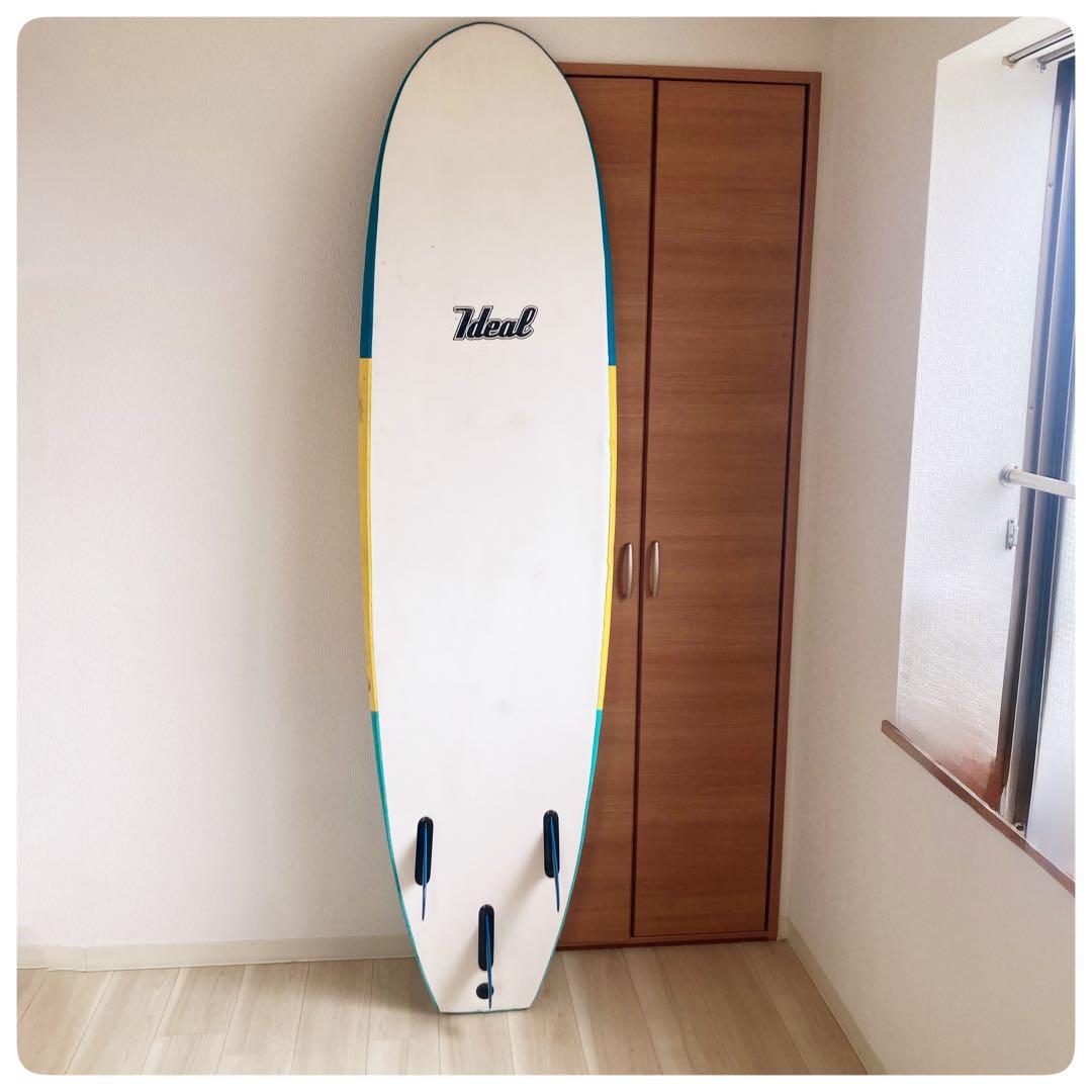 Ideal ロングボード 8’0” ソフトボード トライフィン【直接渡し限定】