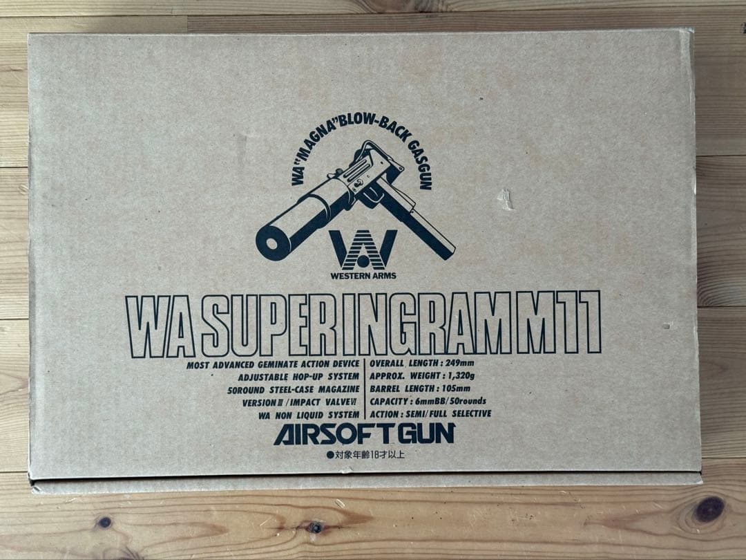 WA MAC-11 ガスガン 動作未確認 現状品 箱付 ウエスタンアームズ