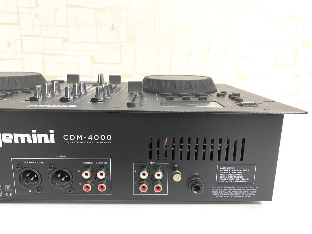 GEMINI CDM-4000 CD DJ CDJ プレーヤー ミキサー