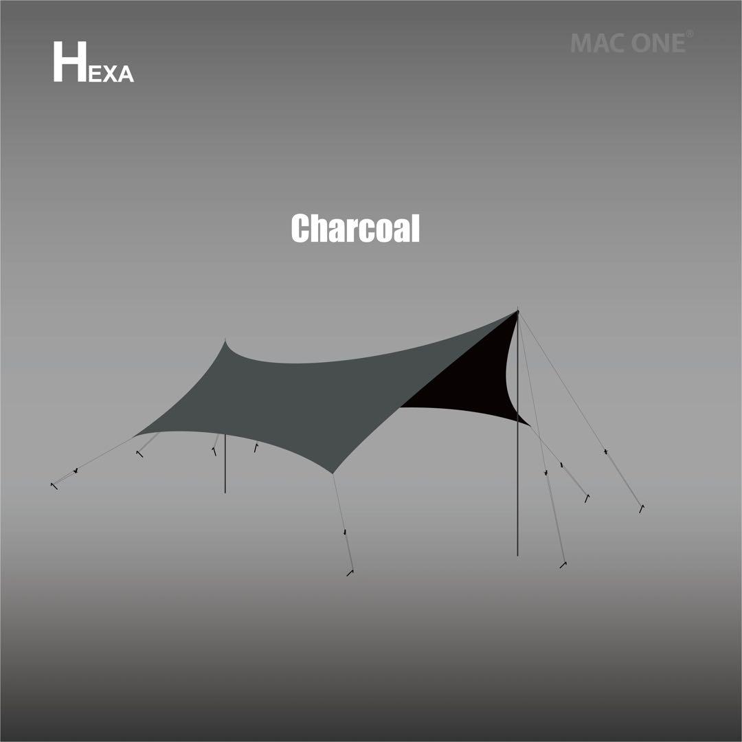 MacOne Hexa L charcoal /マックワンヘクタＬチャコール
