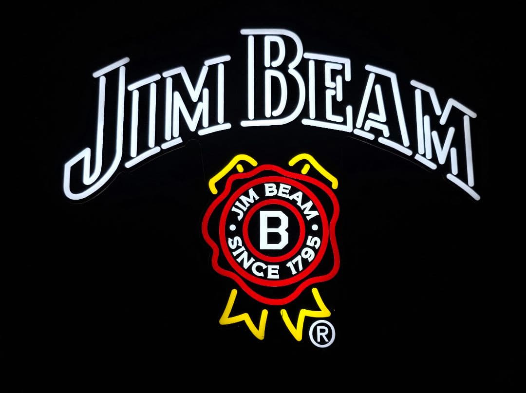 Jim Beam ネオン看板 大型