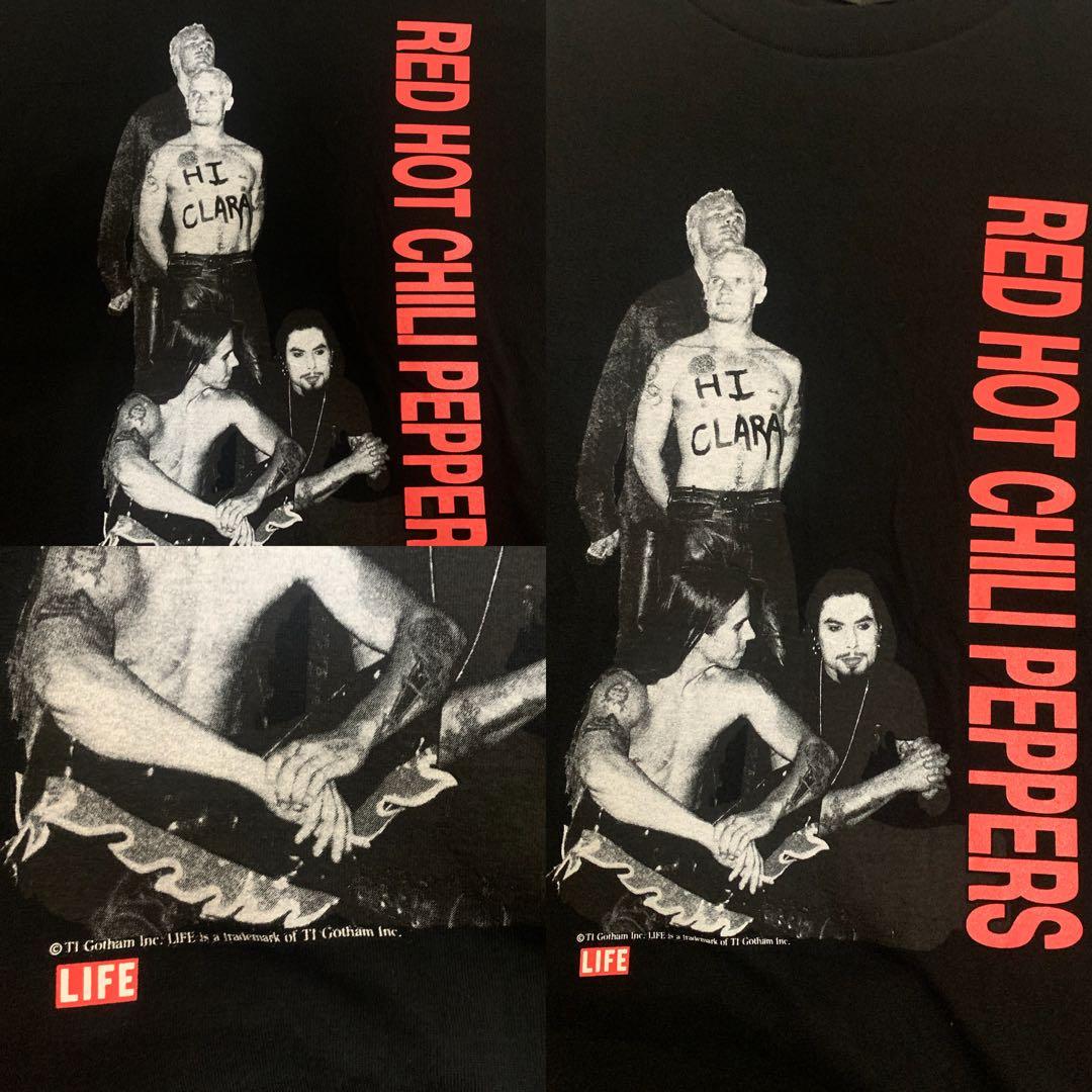 SCREEN STARS × LIFE レッドホットチリペッパーズ Tシャツ 黒
