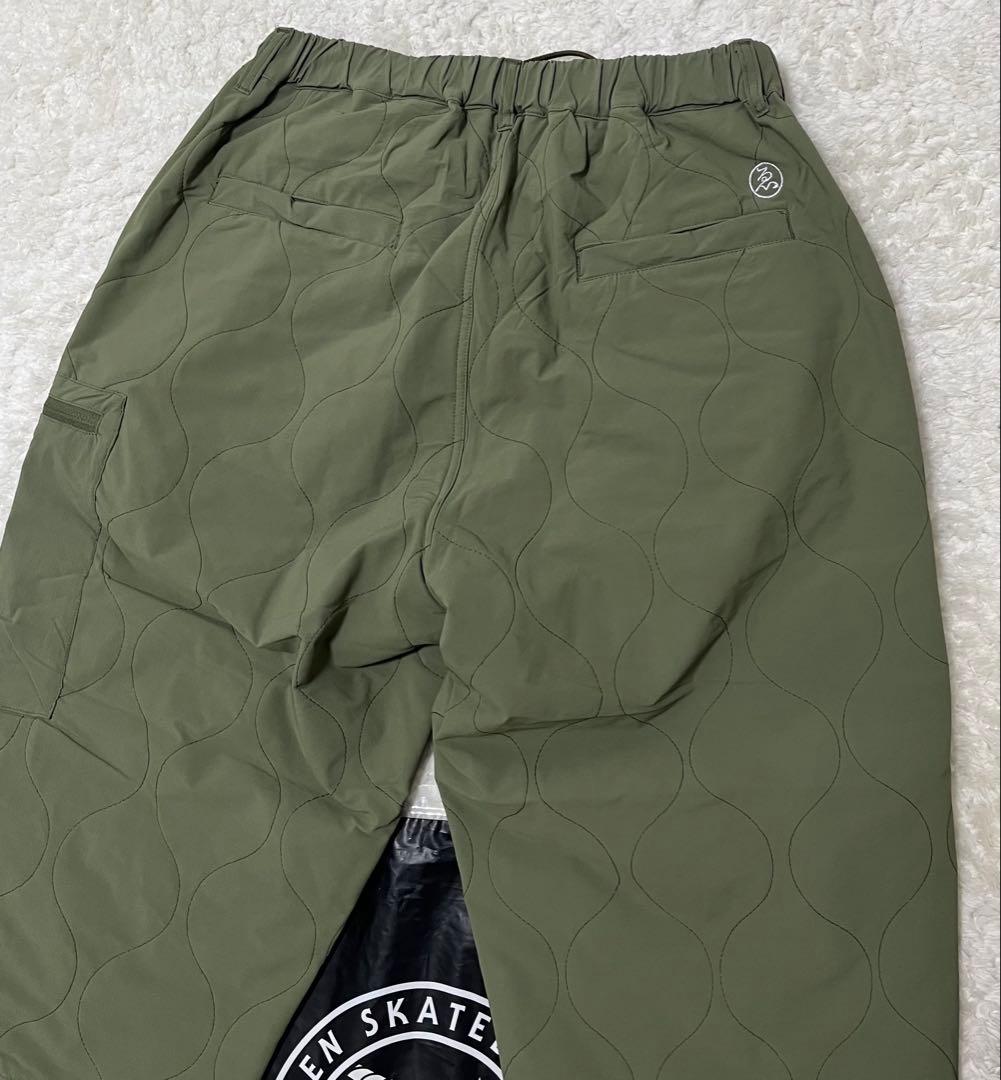 EVISENSKATBOARD LIGHTQUILTING PANTS新品M