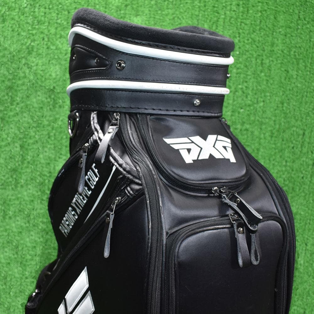 PARSONS XTREME GOLFキャディバッグ【ブラック】中古！