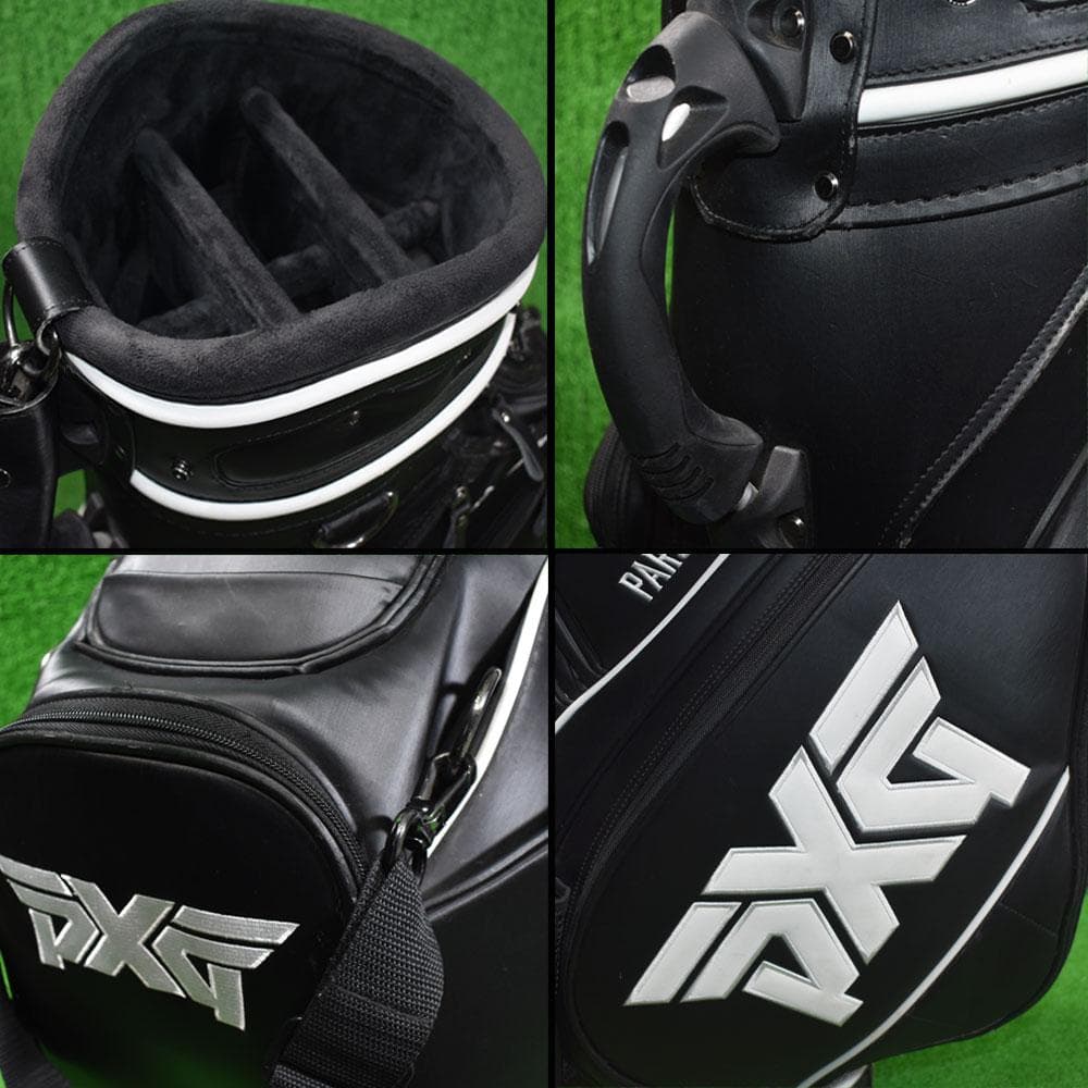 PARSONS XTREME GOLFキャディバッグ【ブラック】中古！