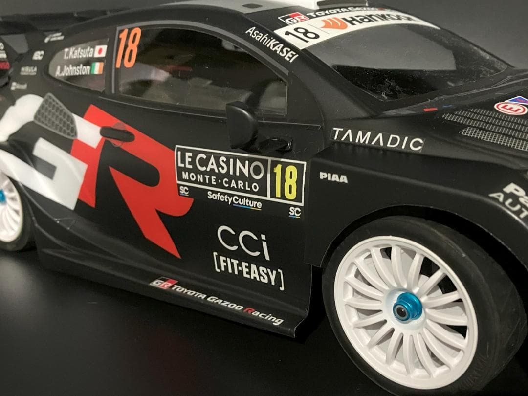 タミヤRCボディ ヤリス WRC2025 ラリーモンテカルロ 勝田選手
