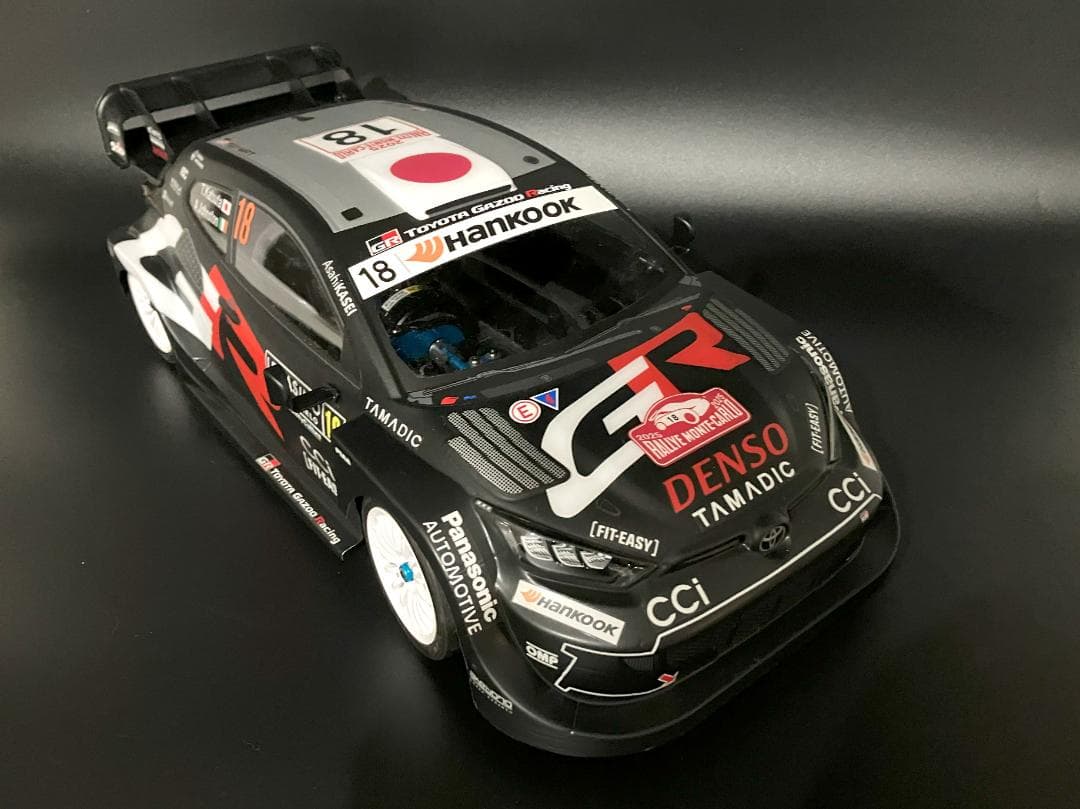 タミヤRCボディ ヤリス WRC2025 ラリーモンテカルロ 勝田選手