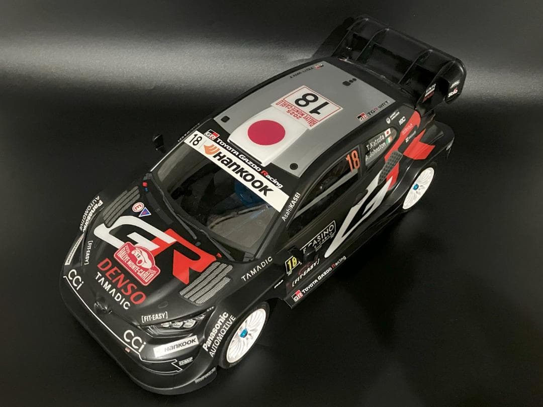 タミヤRCボディ ヤリス WRC2025 ラリーモンテカルロ 勝田選手