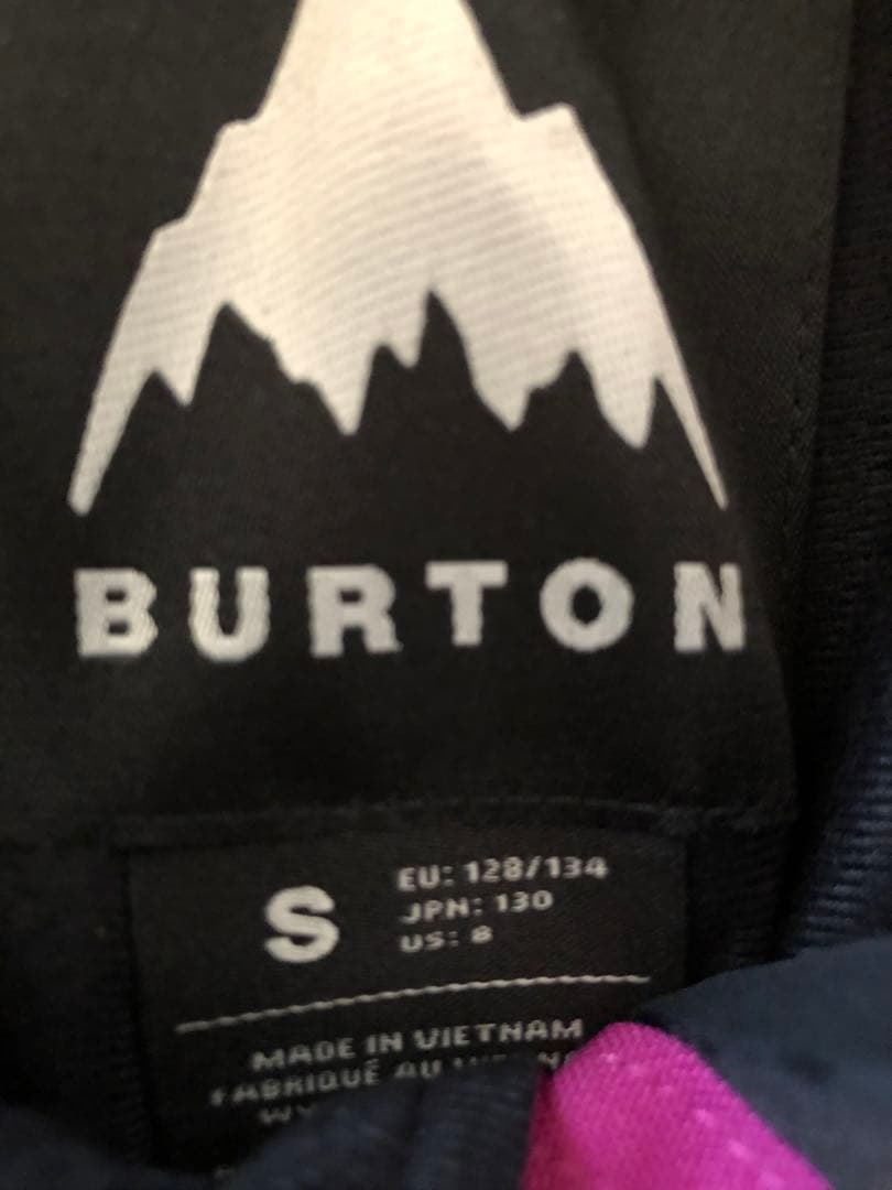 BURTON 子ども用スノーボードウェアセット　130