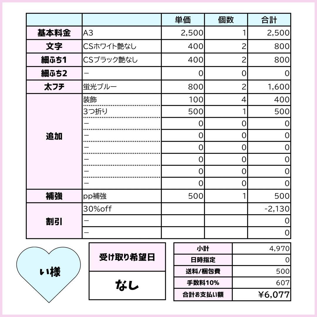 いページ♡ネームボード うちわ文字 連結文字パネル オーダー