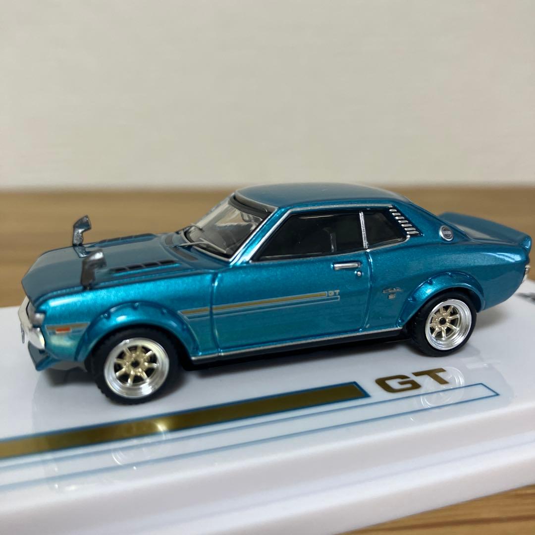 CELICA 1600GT メタリックブルー ミニカー 1/64 セリカ