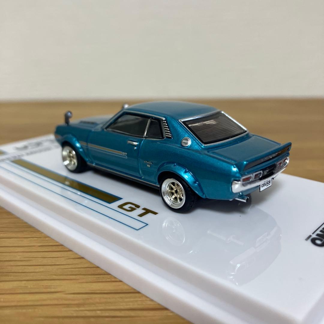 CELICA 1600GT メタリックブルー ミニカー 1/64 セリカ