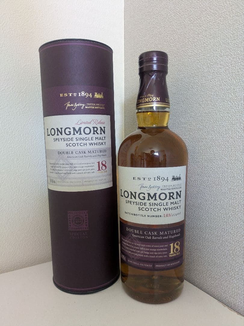 LONGMORN 18年 スコッチウイスキー