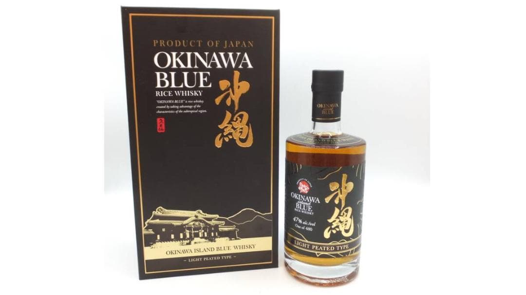 Okinawa Blue Rice Whisky 700ml 47度 箱付属